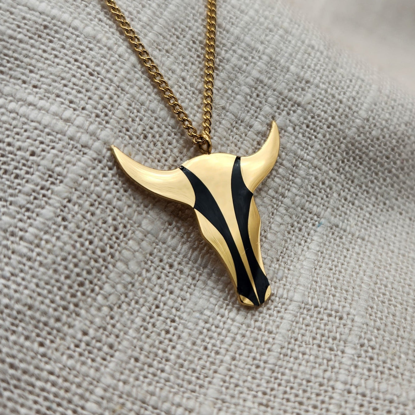 Bull Necklace - Toro 18K Gold Pendant | Strength & Power Jewelry – Toro ...